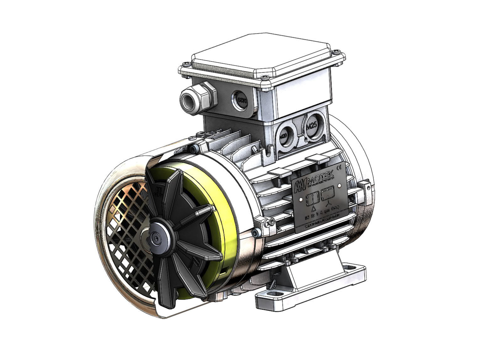 Three Phase Brake Motors With Gradual Brake – Series ETP - Motek Motors